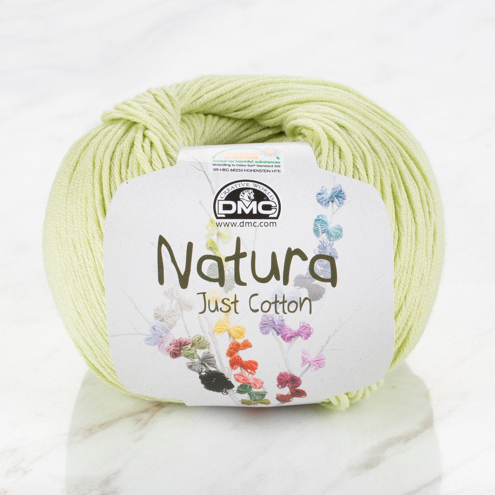 DMC Natura Just Cotton Knitting Yarn, Green - N12