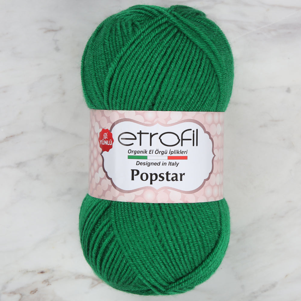 Etrofil Popstar Yarn,Green - 74246