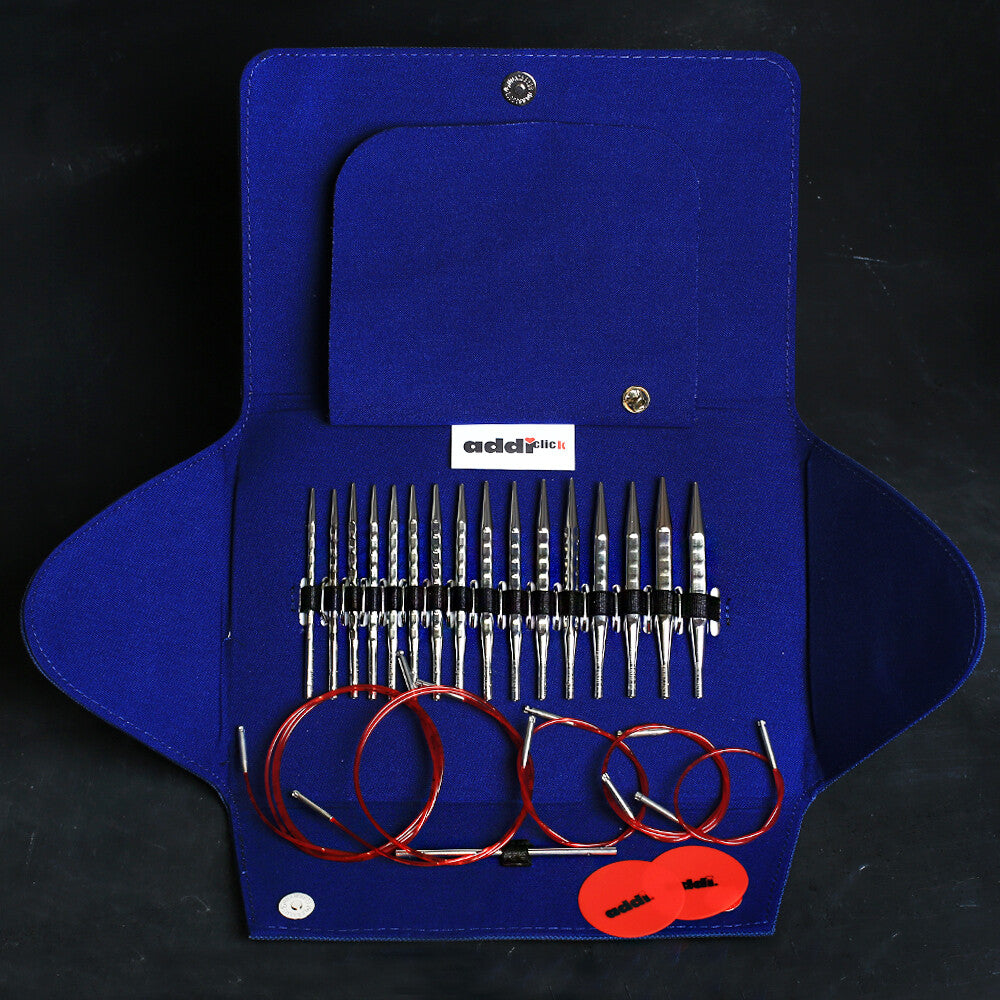 Addi Click Novel Interchangable Short Circular Knitting Needles Set