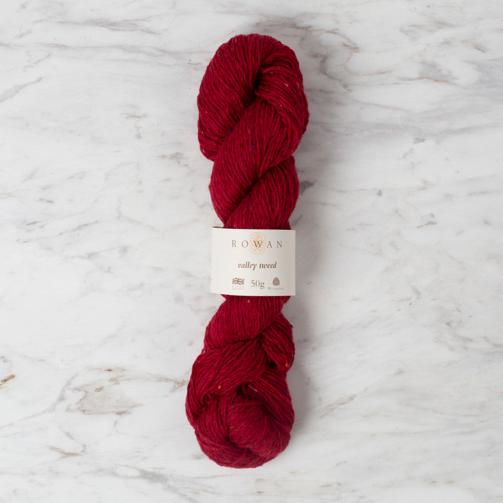 Rowan Valley Tweed Yarn, Wolds Poppy, 107