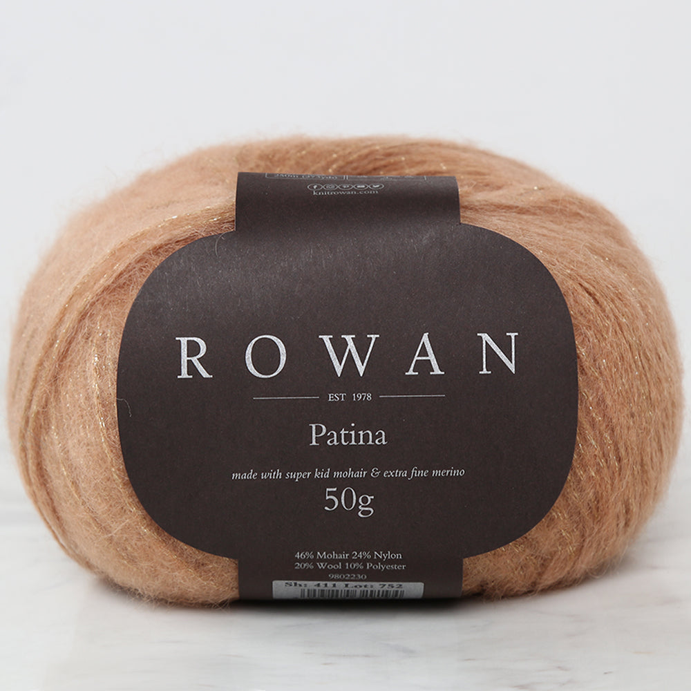 Rowan Selects Patina Hand Knitting Yarn Old Gold - 411