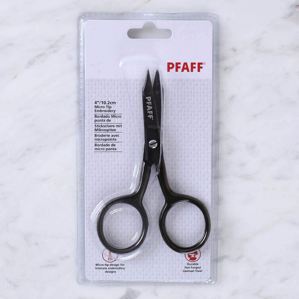 PFAFF Embroidery Scissors 4 inch - Black