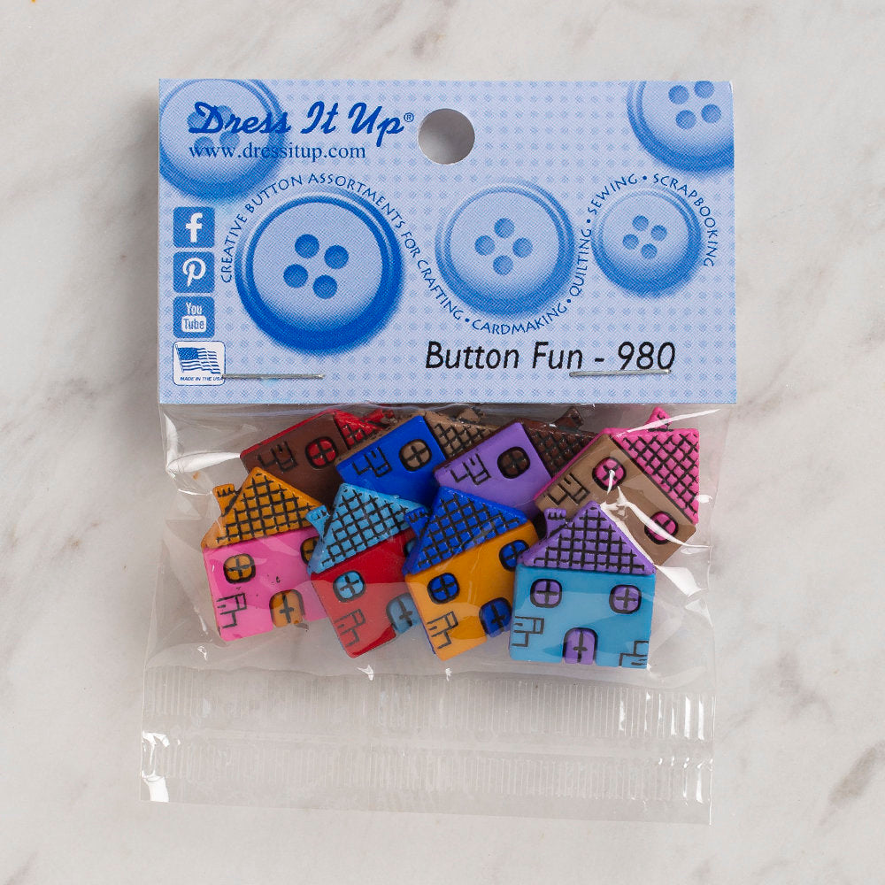 Dress It Up Creative Button Assortment, Button Fun - 980