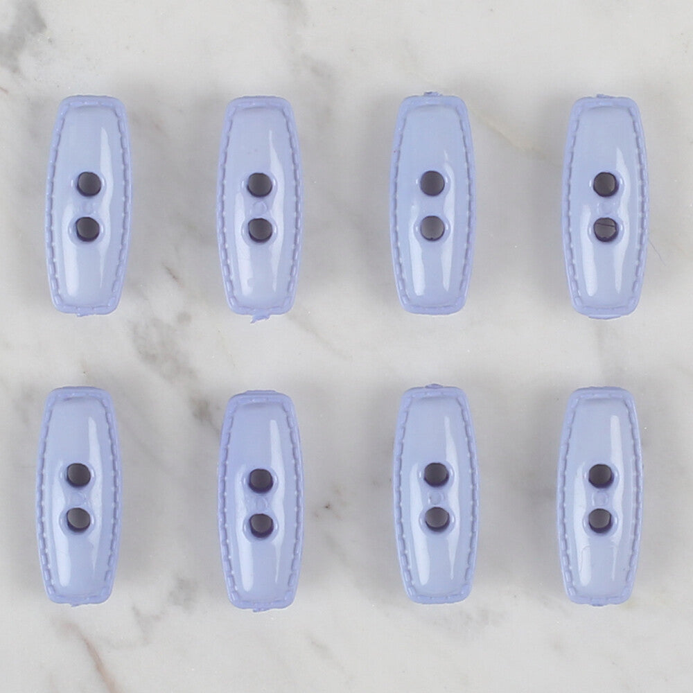 Loren Crafts 8 Pack Shepherd Button, Blue - 87