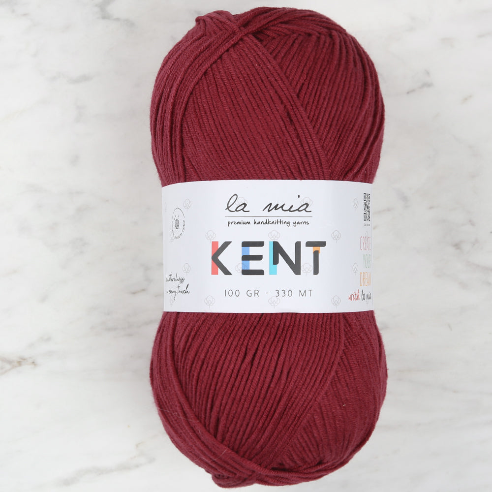 La Mia Kent Hand Knitting Yarn,Light Claret Red - L014
