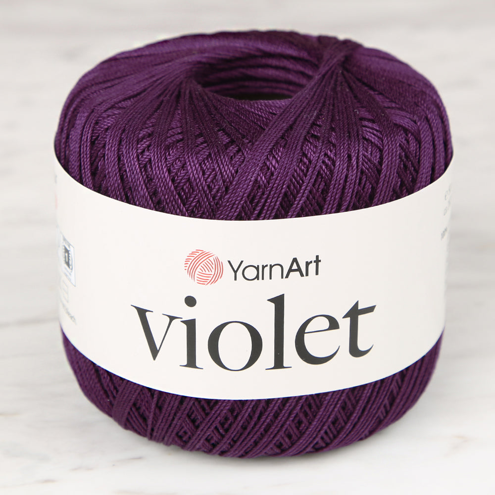 YarnArt Violet Yarn, Eggplant Purple - 5550