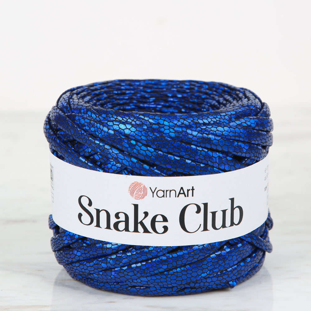 YarnArt Snake Club Sax Blue Rope - 5109