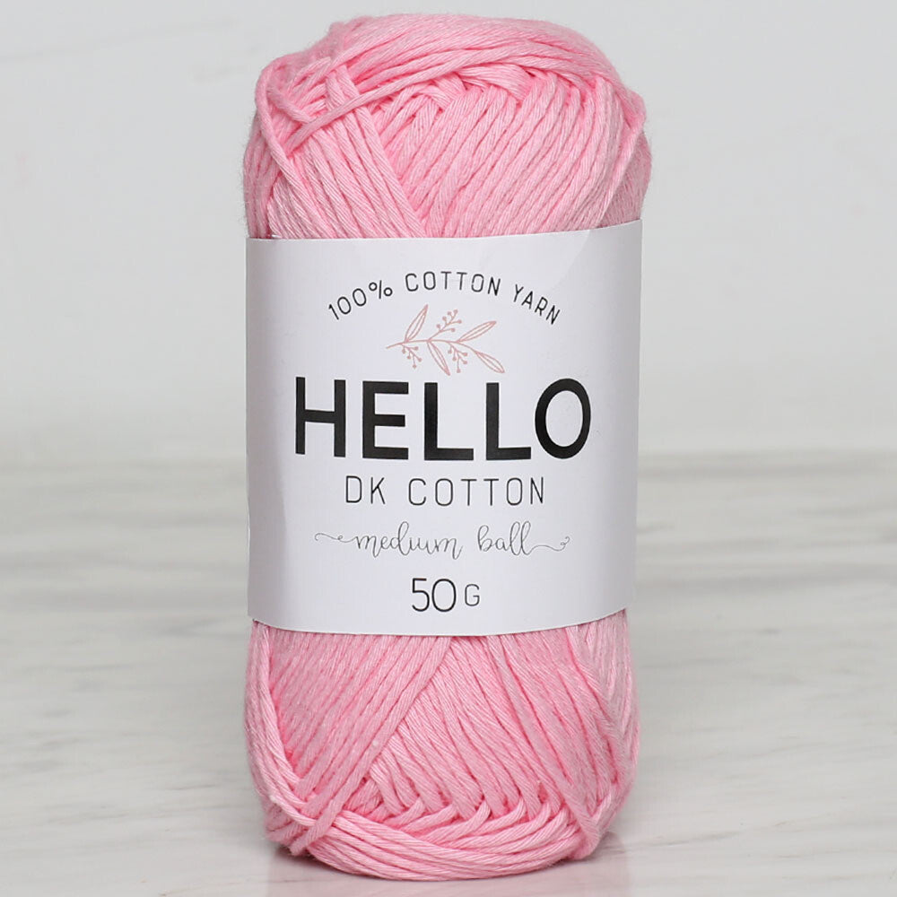 Hello Knitting Yarn, Candy Pink - 102