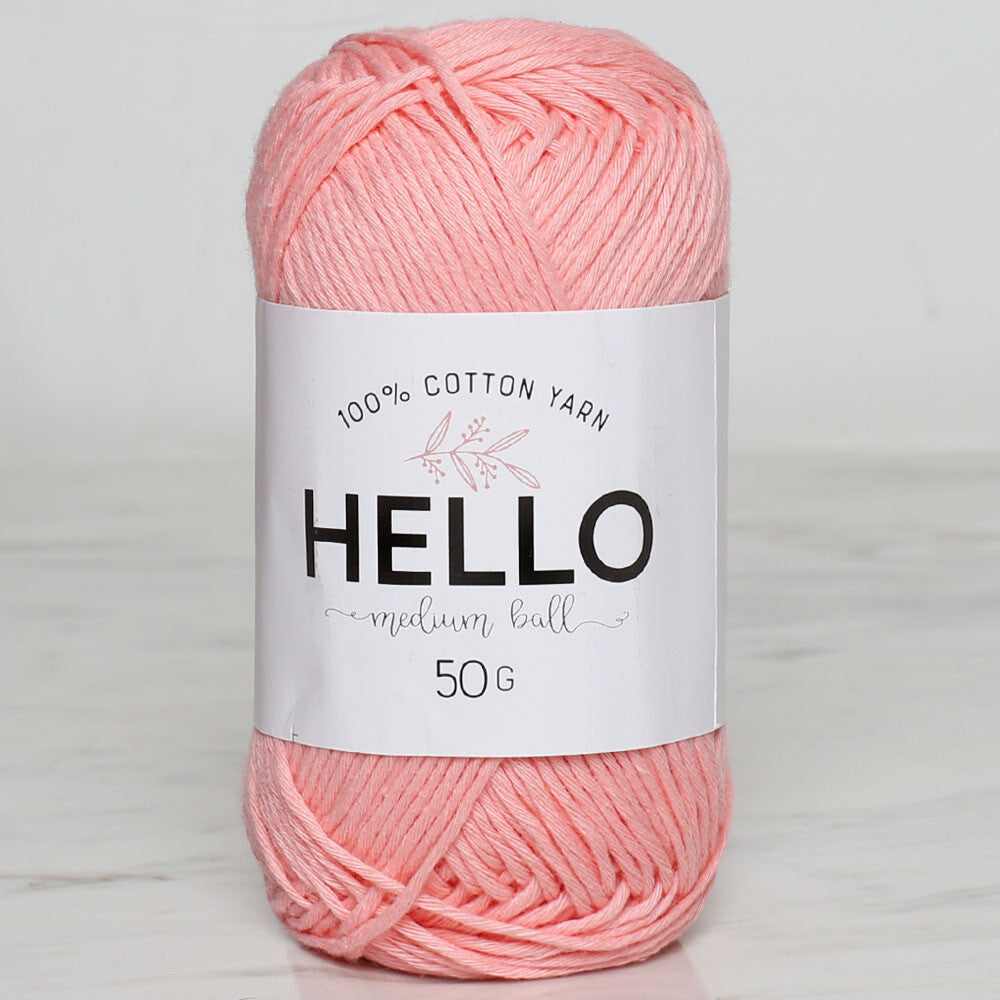 Hello Knitting Yarn, Baby Pink - 109