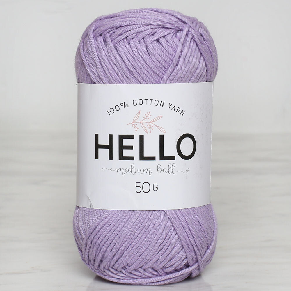 Hello Knitting Yarn, Lilac - 139