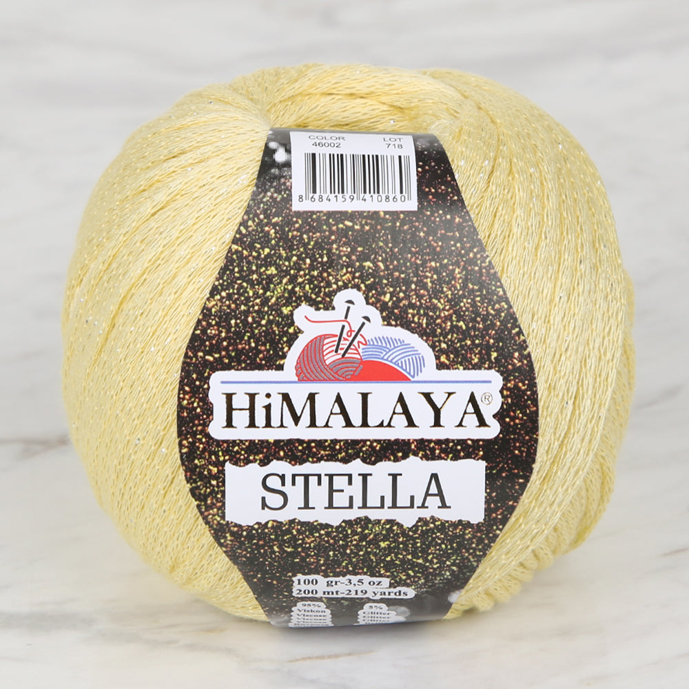 Himalaya Stella Hand Knitting Yarn,Yellow - 46002