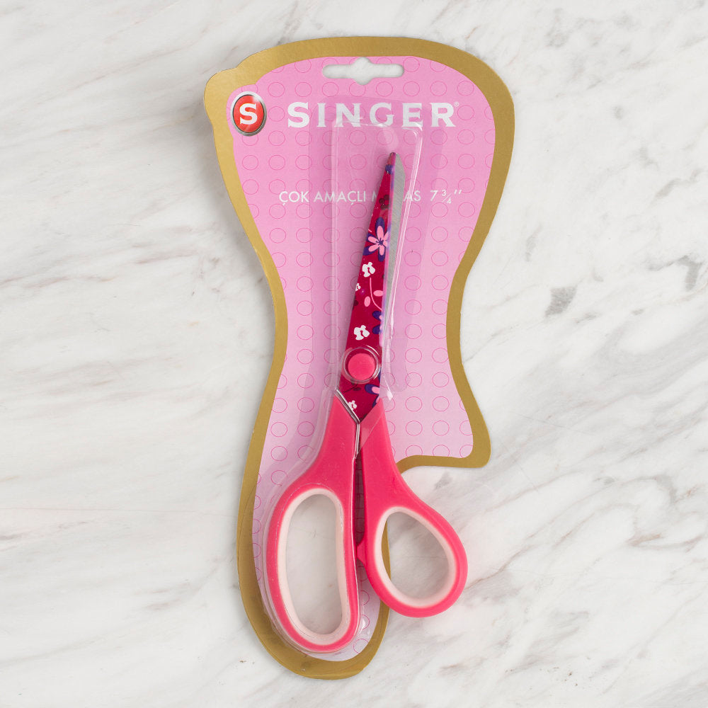 Singer Multi-Purpose Scissors, Fuchsia - C2008P8